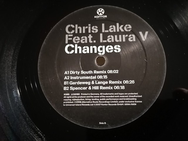 Chris Lake Ft Laura V ‎- Changes (House, Electro)