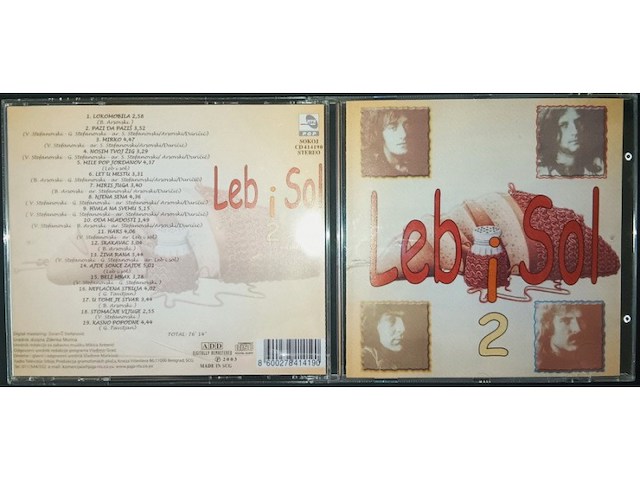 Leb i Sol-2 Remastered CD (2003)