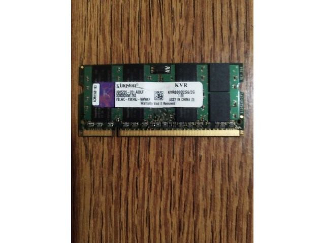 Kingston ddr2 ,2gb,800mhz radna memorija za laptop