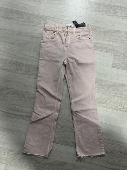 ZARA pastel roze farmerke