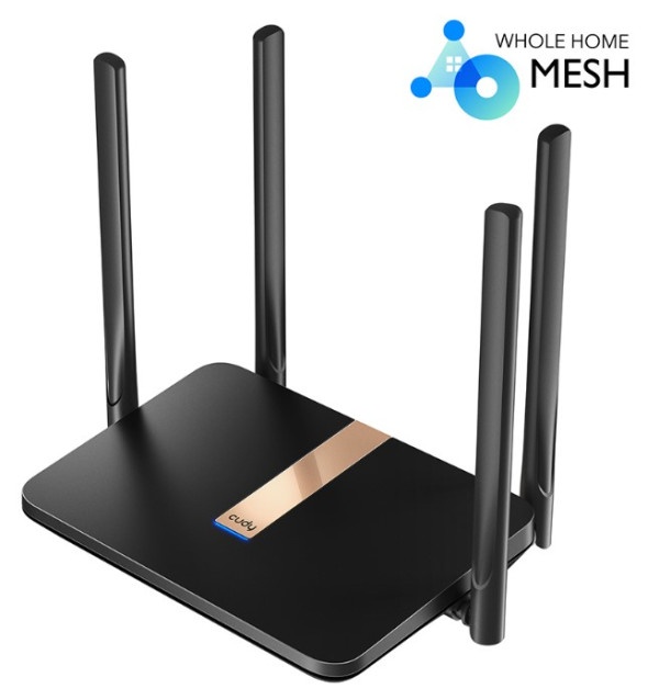 Ruter 4G Cudy LT500D 4G LTE AC1200 Dual Band MESH Wi-Fi Router CPE 4+5Ghz, 1W/4L 10/100, 4x Antena detachable