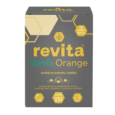 Revita Stevia Orange prašak za pripremu napitka 10 x 9g