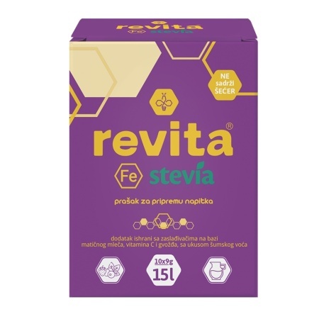 Revita Fe Stevia prašak za pripremu napitka 10 x 9g