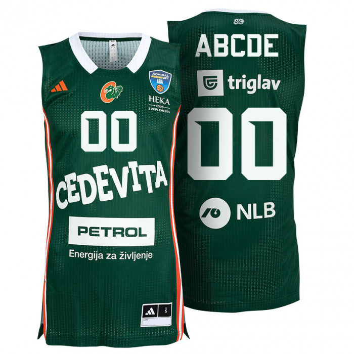 KK Cedevita Olimpija Adidas dres (tisak po želji +16€)