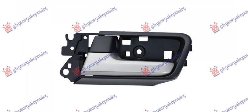 KVAKA PREDNJIH/ZADNJIH VRATA UNUTRASNJA SREBRNA/CRNA Leva str. TOYOTA LAND CRUISER PRADO 150 (J15) (2009-2013) (OEM: 67606-60090-C0, 6760660090C0)