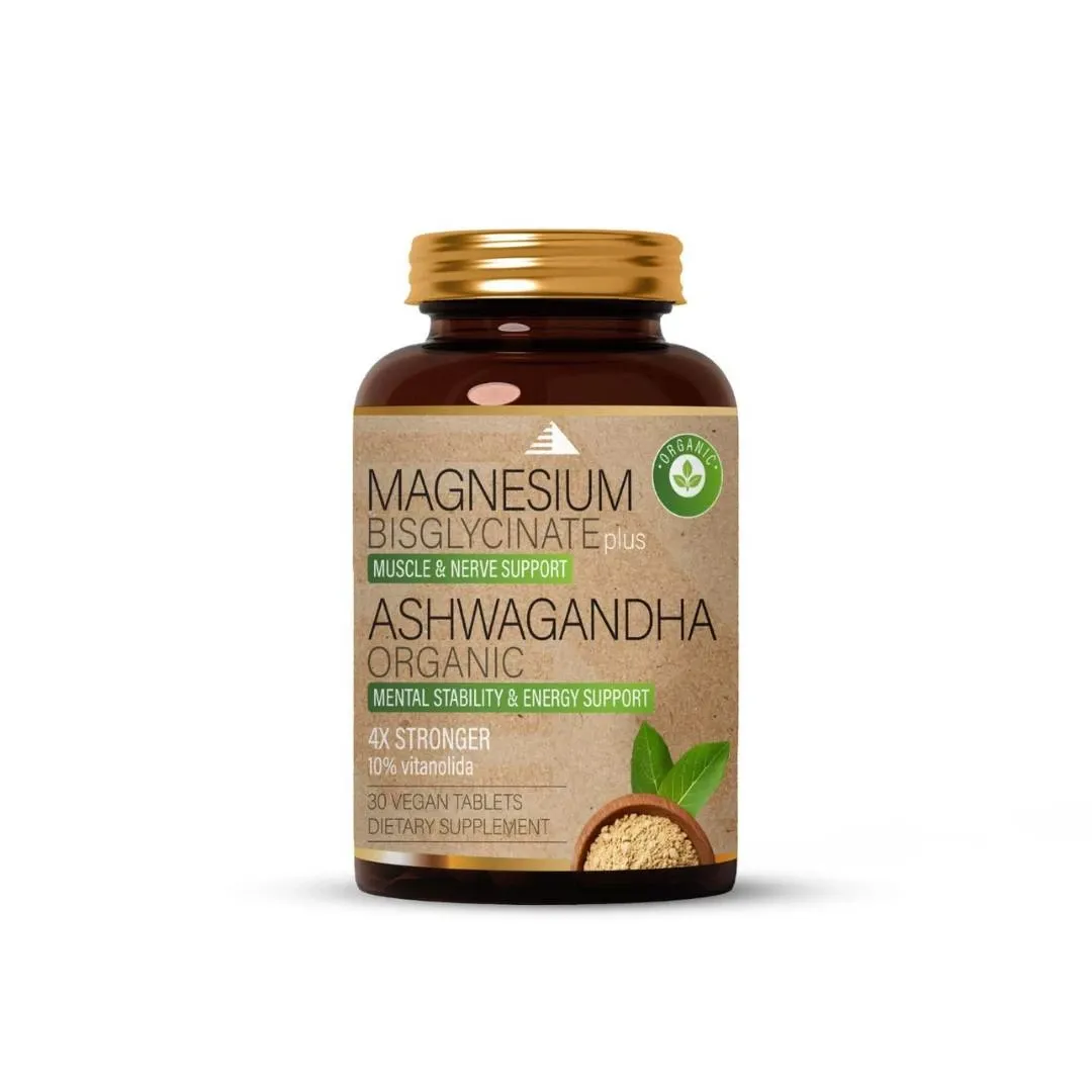 Magnezijum bisglicinat sa organskom ašvagandom 30 kapsula