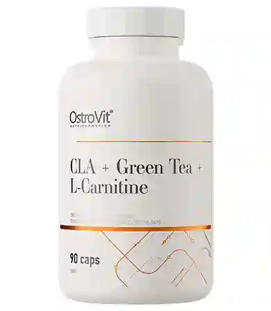 OstroVit CLA + Zeleni čaj + L-karnitin 90 kapsula