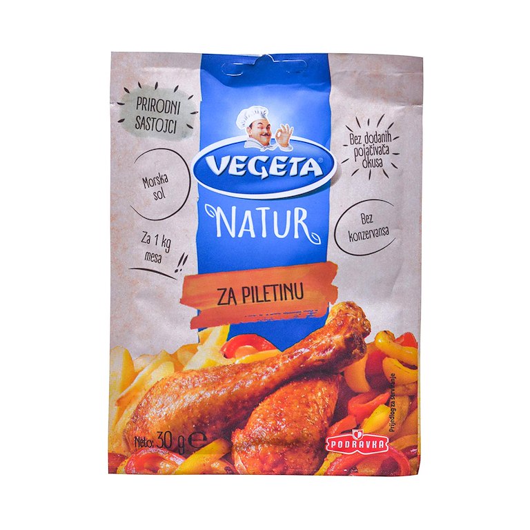 Vegeta natur za piletinu 30g podravka vegeta
