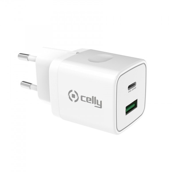 CELLY Kućni punjač za telefon ProPower od 20W sa dva USB ulaza
