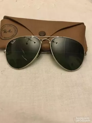 Original Wintage Ray Ban naocare Made in USA 58/14 Originalana mekana futrola