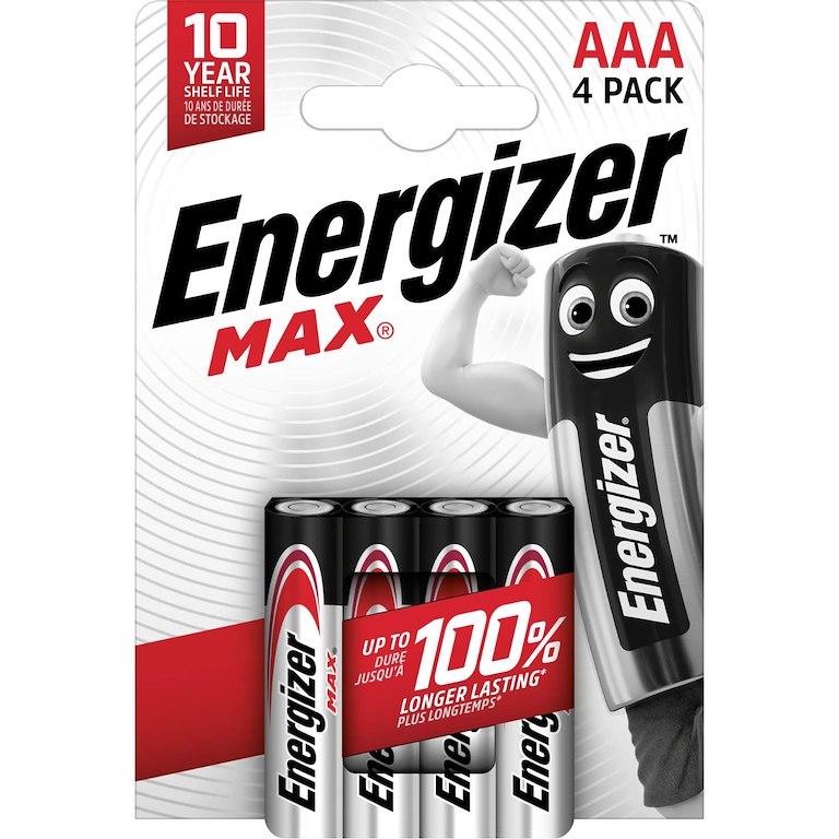 Energizer baterije energizer max aaa 4 kom