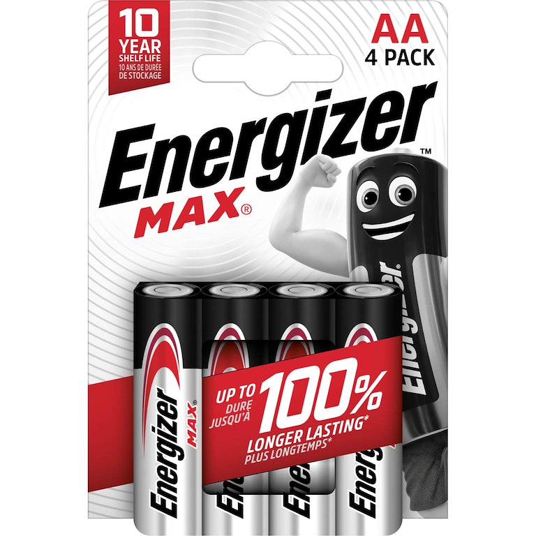Energizer baterija Energizer max.lr6g bl.4 91