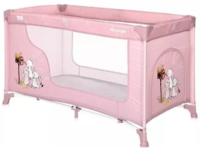 Krevet torba Moonlight 1 nivo Beige Rose Rabbits Lorelli