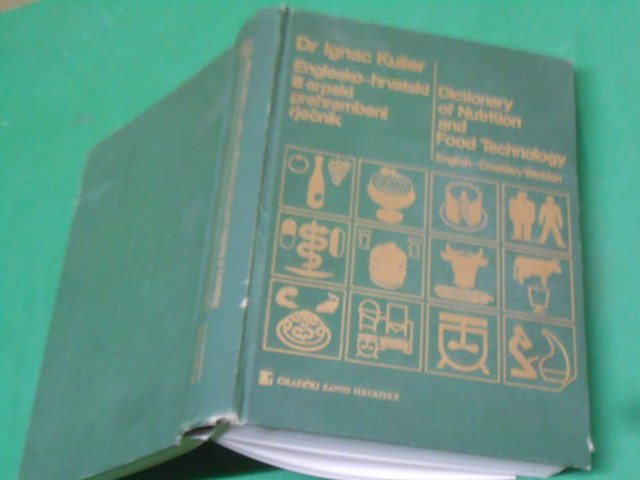 Dr.Ignac  Kulier  Englesko-Hrvatski Prehrambeni Rečnik