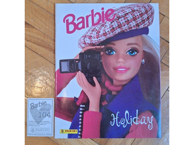 Barbie holiday Panini pun album kolekcionarski primerak