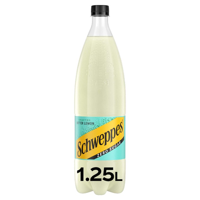 Sok schweppes bitter lemon zero 1.25l pet