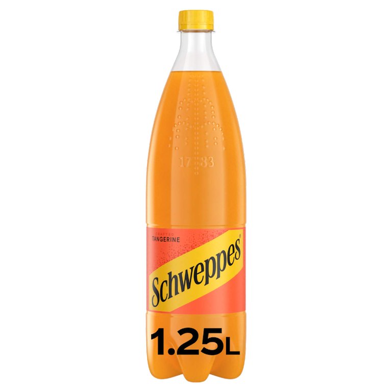 Sok schweppes tangerine 1.25l pet