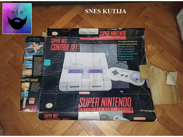 SNES kartonska kutija
