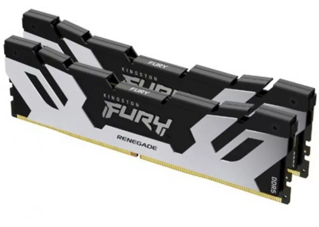 KINGSTON 64GB (2X32GB) DDR5 6400MT/S CL32 FURY RENEGADE SILVER/BLACK XMP DIMM MEMORIJA
