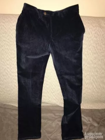 Originalne MONTEZEMOLO somot pantalone 32 / Springfield somot pantalone 33 NOVE