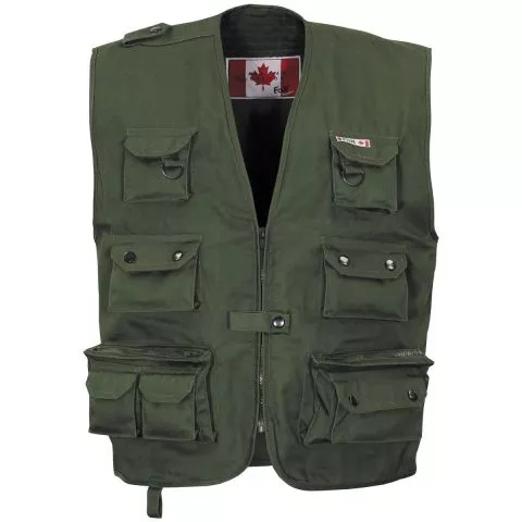 Prsluk Canadian Outdoor FOX zeleni
