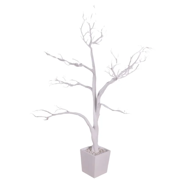 Root, dekoracija, drvo, bela, 40 cm