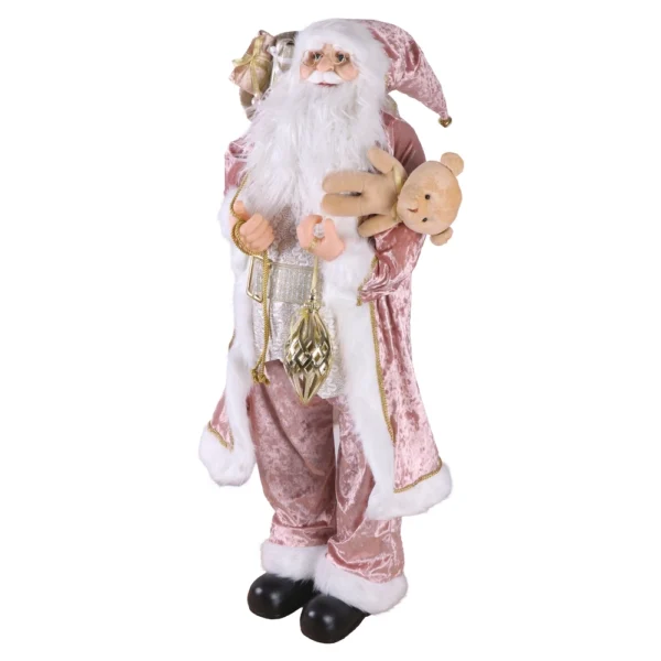 Deco Santa 10, Deda Mraz, roze, 120cm
