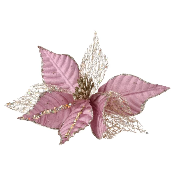 Blossom 30, novogodišnji cvet, roze, 26cm