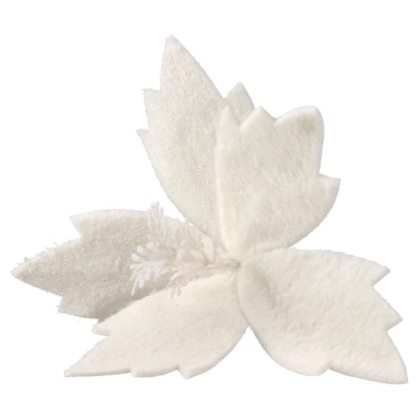 Blossom 30, novogodišnji cvet, bela, 26cm
