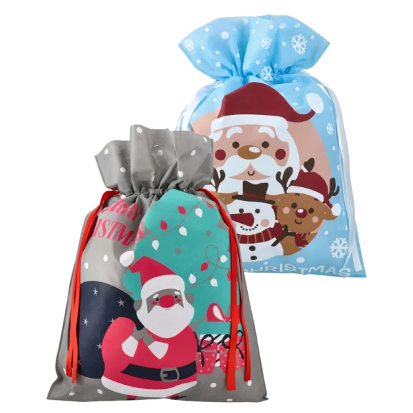 Baggy, vrećica za poklon, Merry Christmas, Deda Mraz, miks, XL