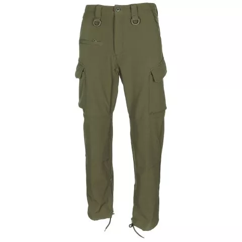 Pantalone soft shell zelene OD
