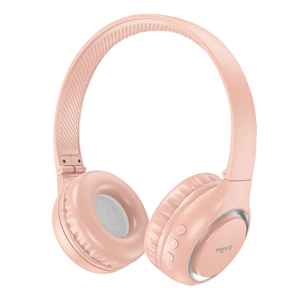 Moye Enyo sklopive bluetooth slušalice pink