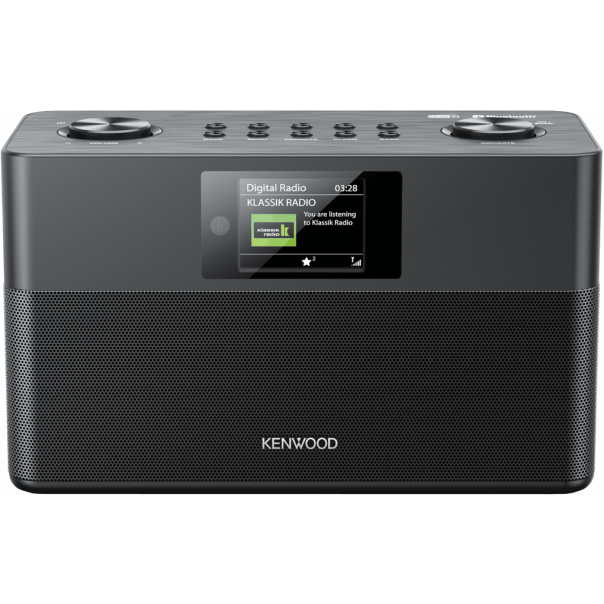 KENWOOD Compact Stereo Radio CR-ST80DAB-B, crna