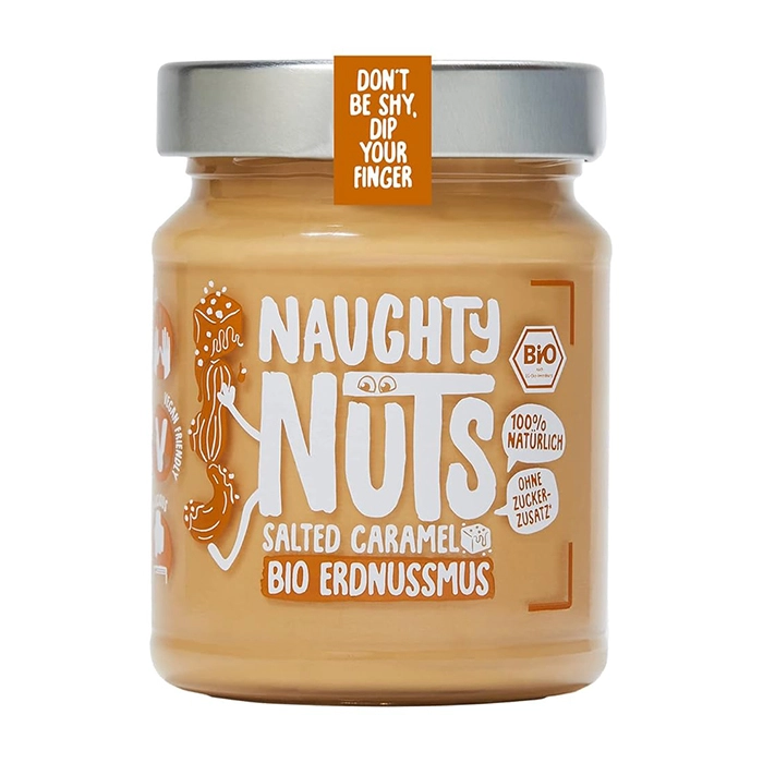 Organski namaz od kikirikija i slane karamele Naughty nuts 250g