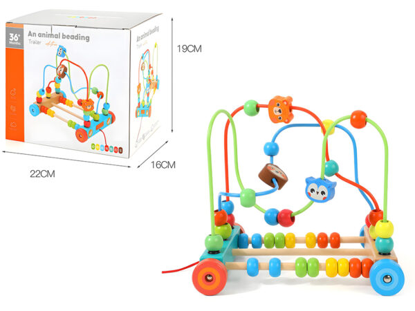 Drveni rolerkoster sa životinjama