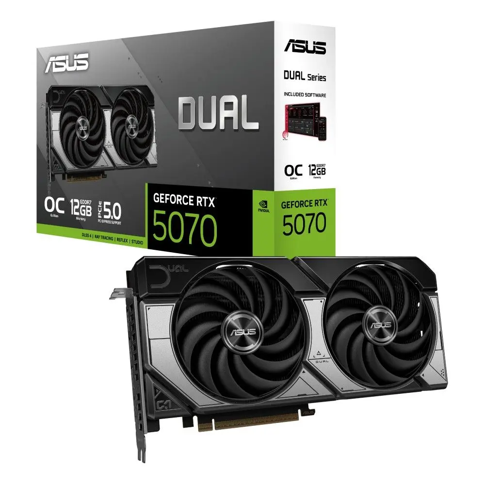 ASUS Dual GeForce RTX 5070 OC Edition 12GB