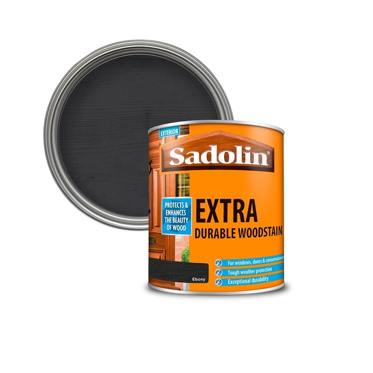 Sadolin Extra Ebony 0,75L posebni lazurni premaz za drvo za spolja (do 0,07L/m2 na glatkom drvetu)ID: EK000753993