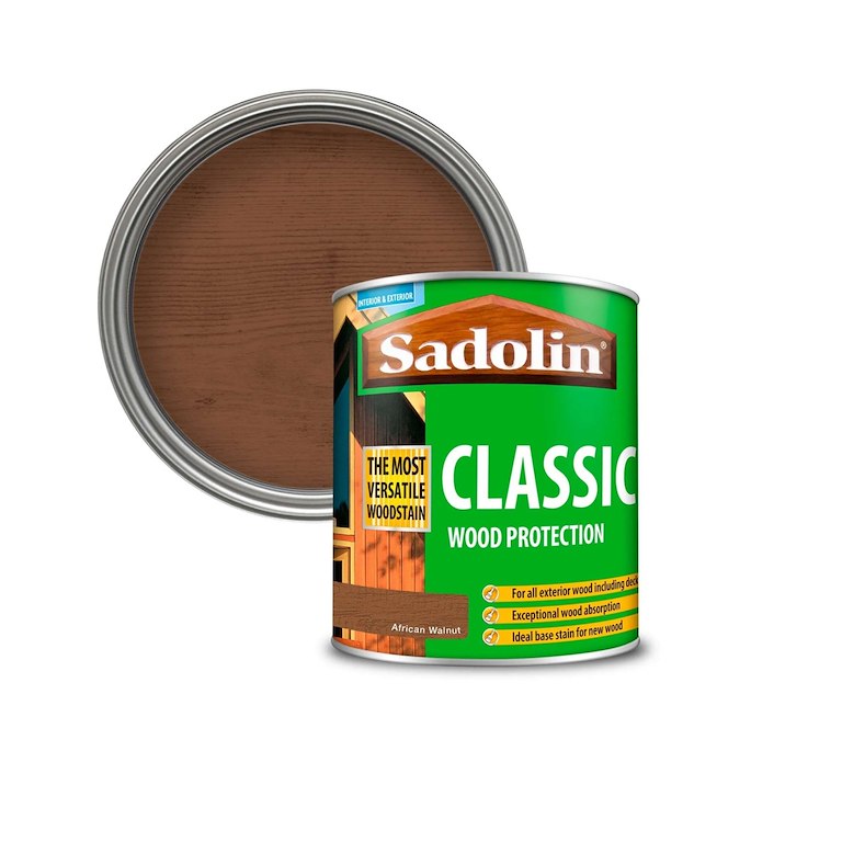 Sadolin Classic African Walnut 0,75L osnovni lazurni premaz za drvo za spolja i unutra (0,06-0,13L/m2)ID: EK000754542