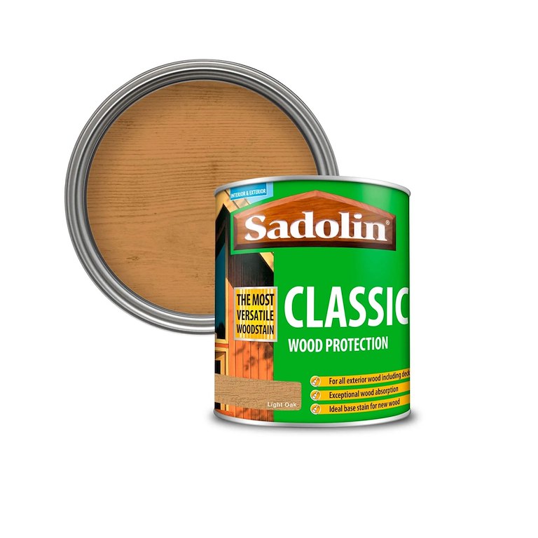 Sadolin Classic Light Oak 0,75L osnovni lazurni premaz za drvo za spolja i unutra (0,06-0,13L/m2)ID: EK000755336