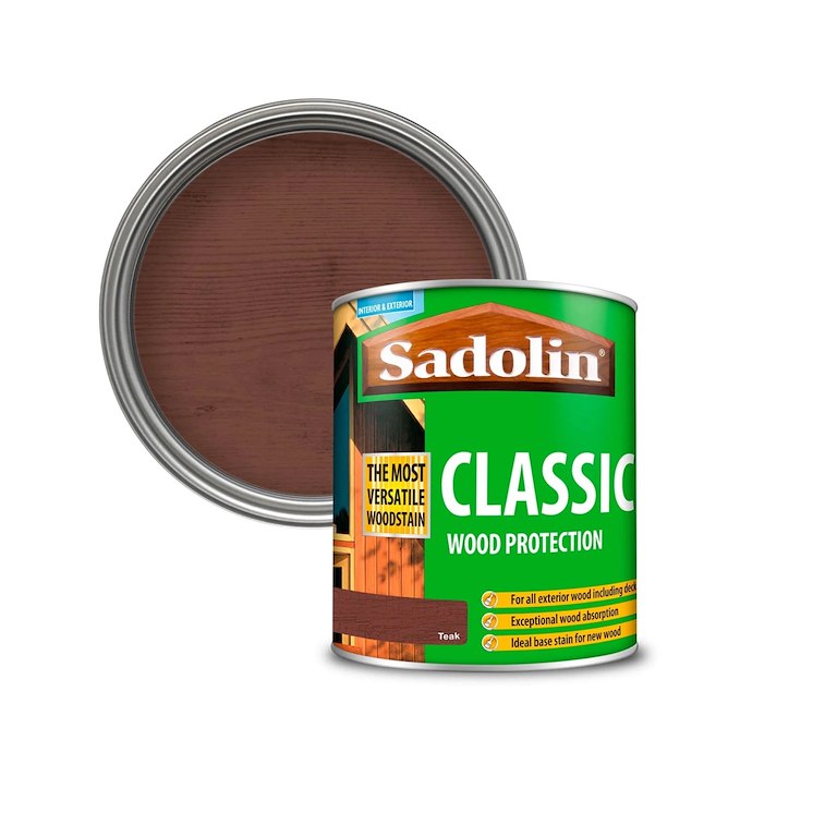 Sadolin Classic Teak 0,75L osnovni lazurni premaz za drvo za spolja i unutra (0,06-0,13L/m2)ID: EK000754374