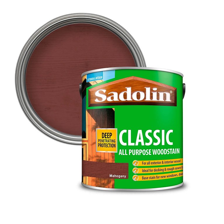 Sadolin Classic Mahogany 2,5L osnovni lazurni premaz za drvo za spolja i unutra (0,06-0,13L/m2)ID: EK000755471