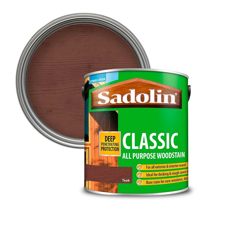 Sadolin Classic Teak 2,5L osnovni lazurni premaz za drvo za spolja i unutra (0,06-0,13L/m2)ID: EK000755565