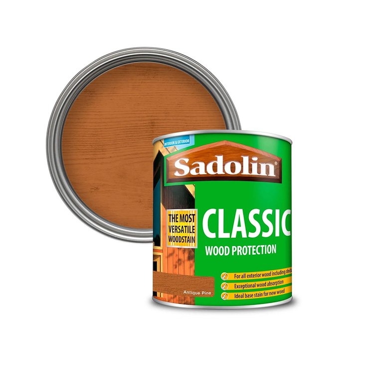 Sadolin Classic Antique Pine 0,75L osnovni lazurni premaz za drvo za spolja i unutra (0,06-0,13L/m2)ID: EK000755418