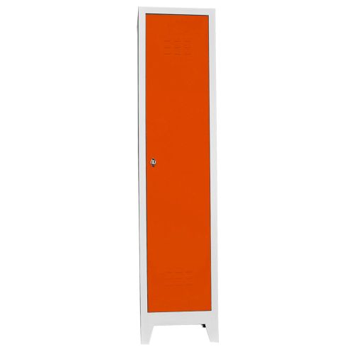 Js1009Tu Grey Orange Locker Storage Cabinet