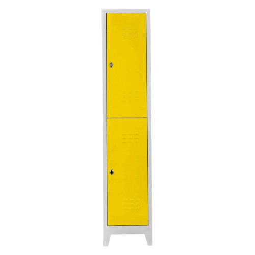 Js1010Sa Grey Yellow Locker Storage Cabinet