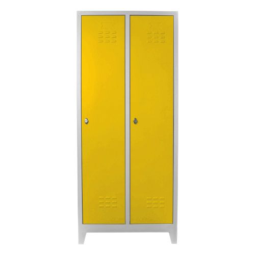 Js1011Sa Grey Yellow Locker Storage Cabinet