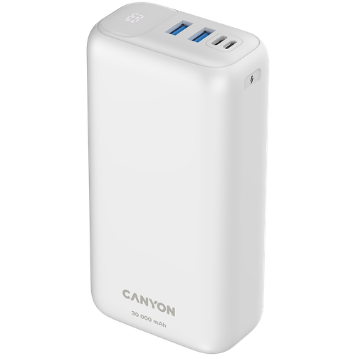 Canyon CNE-CPB301W Power Bank 30000 mAh - Bela