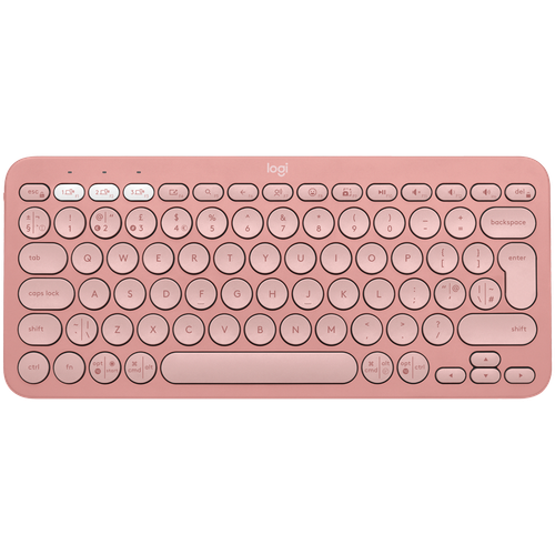 Logitech K380s Pebble Tastatura u Tonalnoj Roze