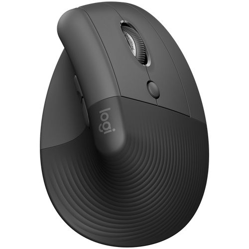 Logitech Lift Bluetooth Vertikalni Ergonomični Miš - Grafitno Crni