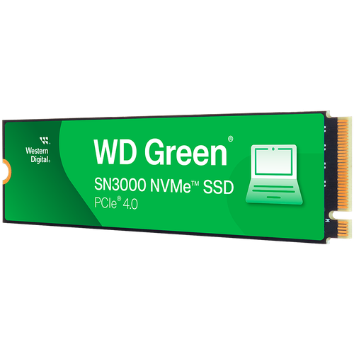 SSD WD Green SN3000 NVMe (M.2 2280, 500GB, PCIe Gen4x4) BULK PACK (216 JEDINICA)